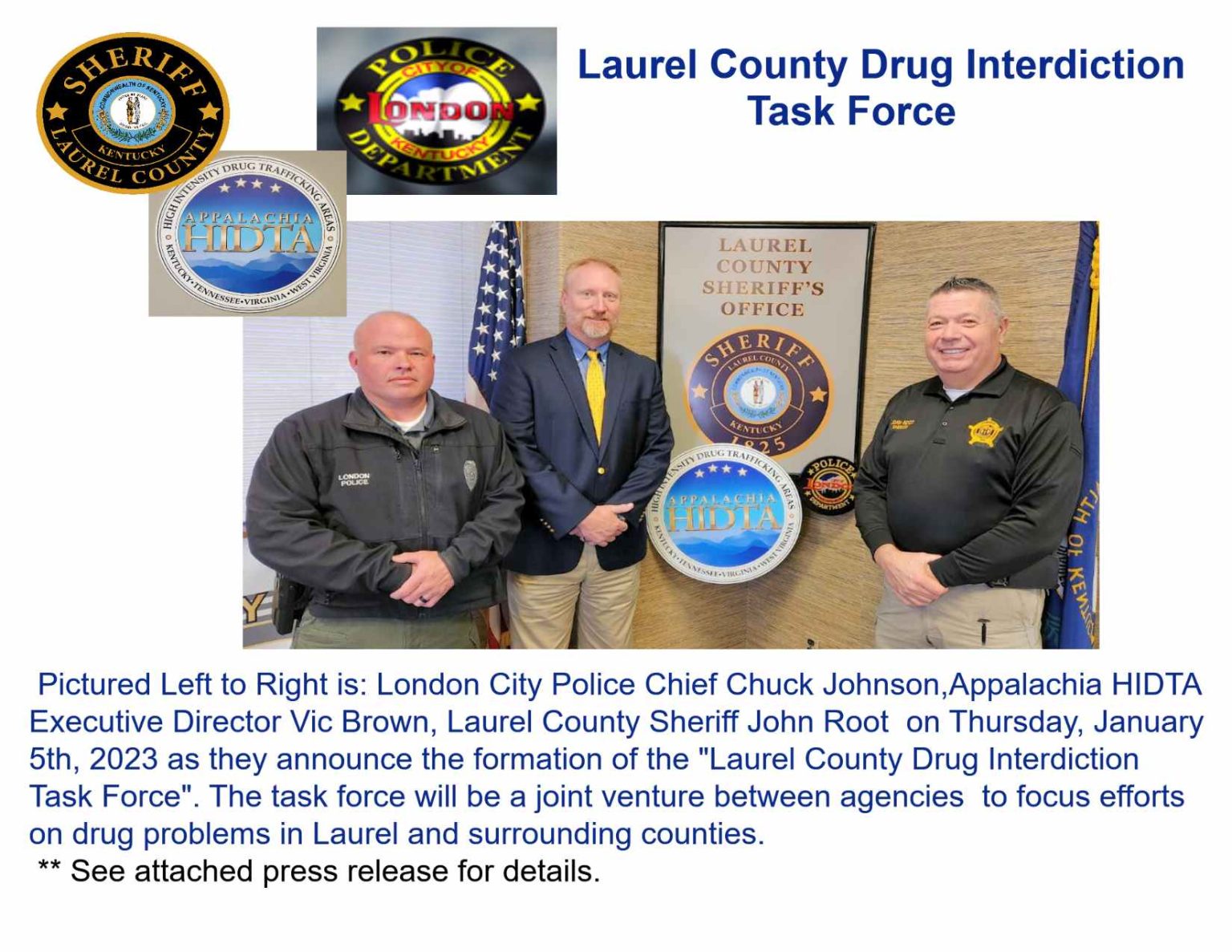 Laurel County drug interdiction task force created – London Police ...